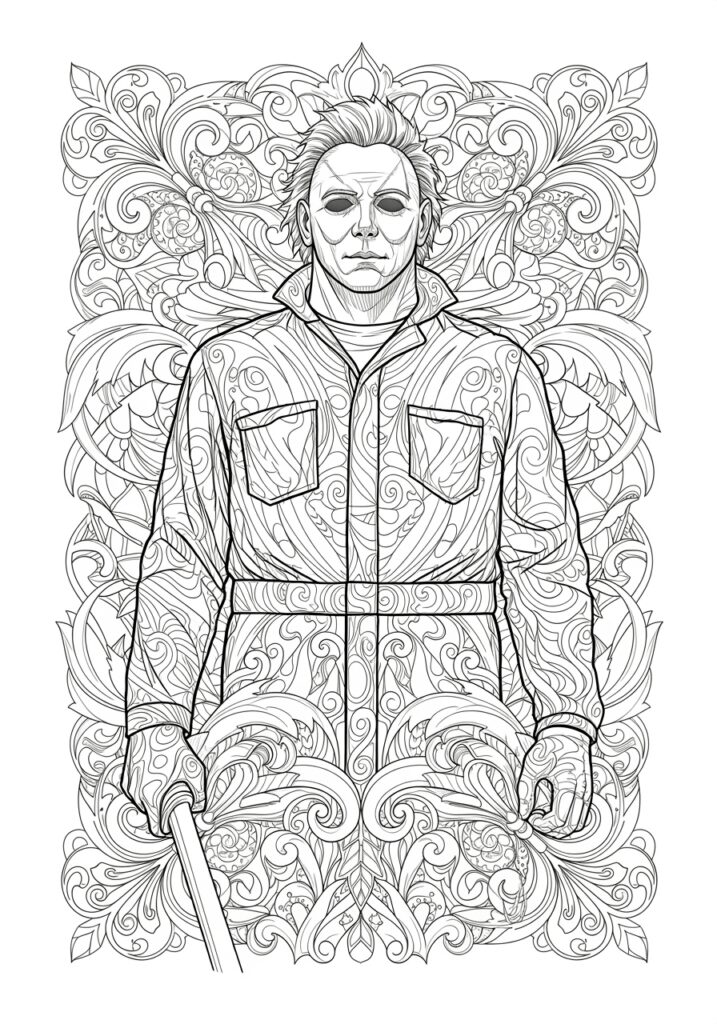53 Michael Myers Coloring Pages - Free Printable Pdfs